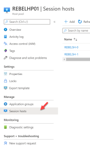 How to add a session host to a Windows Virtual Desktop Host Pool