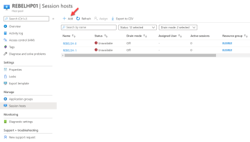 How to add a session host to a Windows Virtual Desktop Host Pool