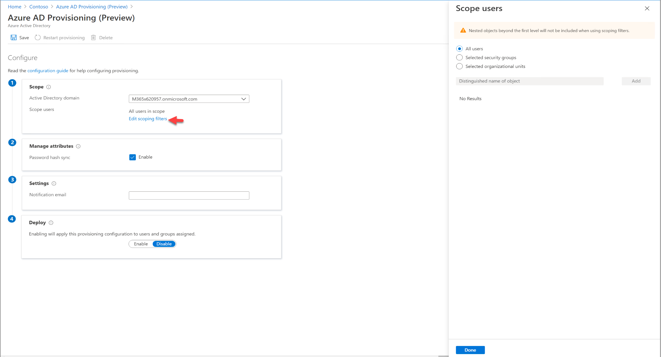Setup Azure Ad Connect With On Premise Active Directory Riset