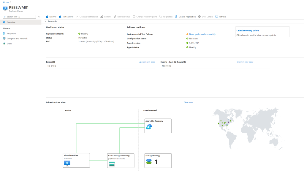 How to replicate encrypted Azure VM to a secondary Azure Region?