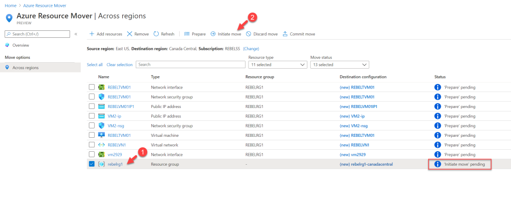 How to Move Azure Resources by using Azure Resource Mover