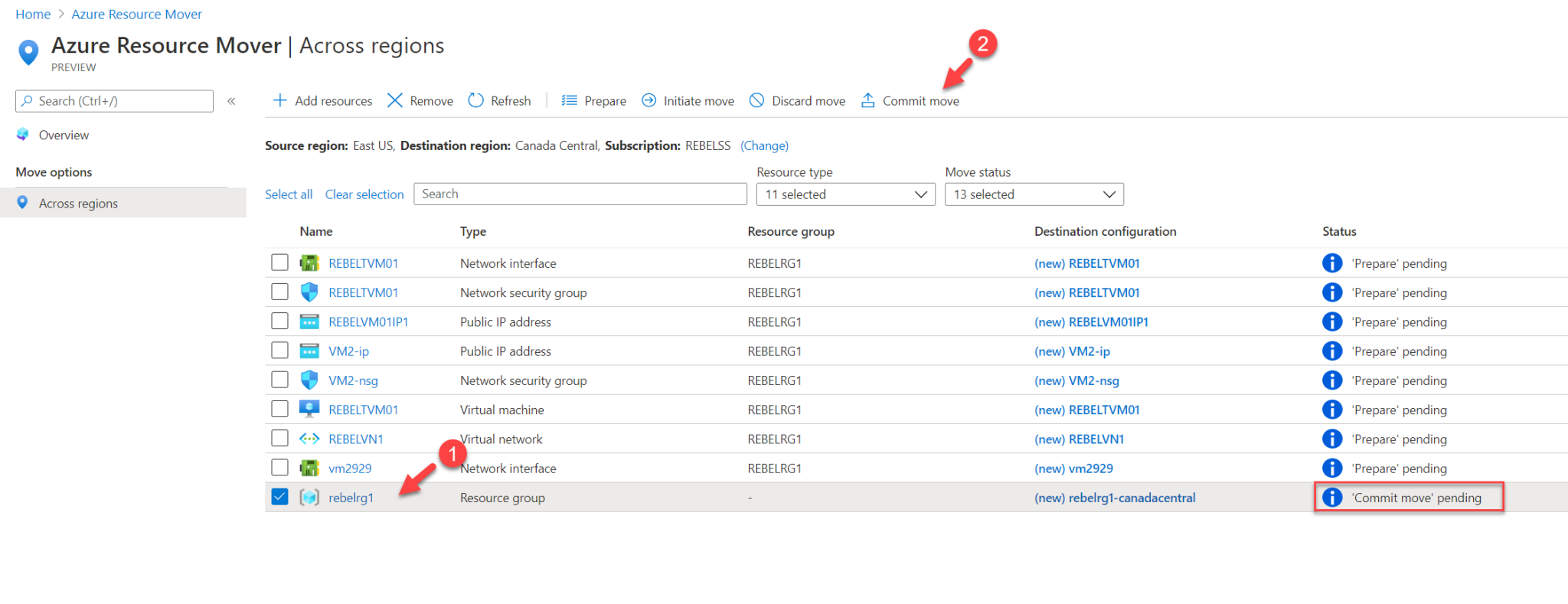 How To Move Azure Resources By Using Azure Resource Mover