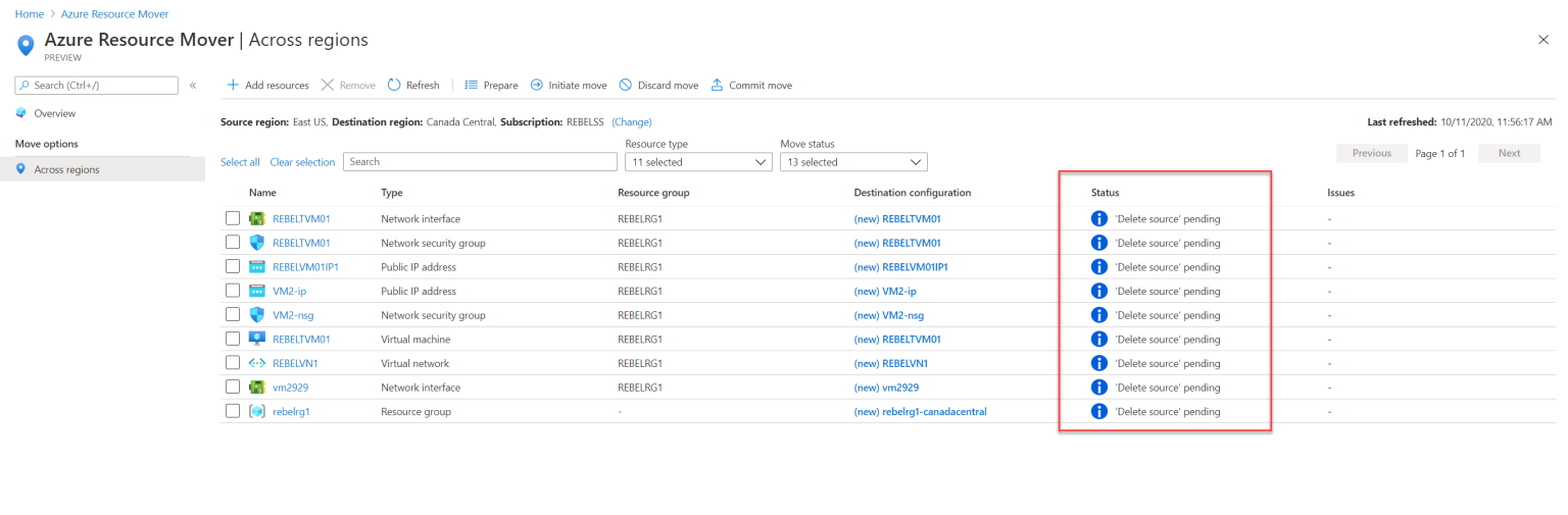 How To Move Azure Resources By Using Azure Resource Mover