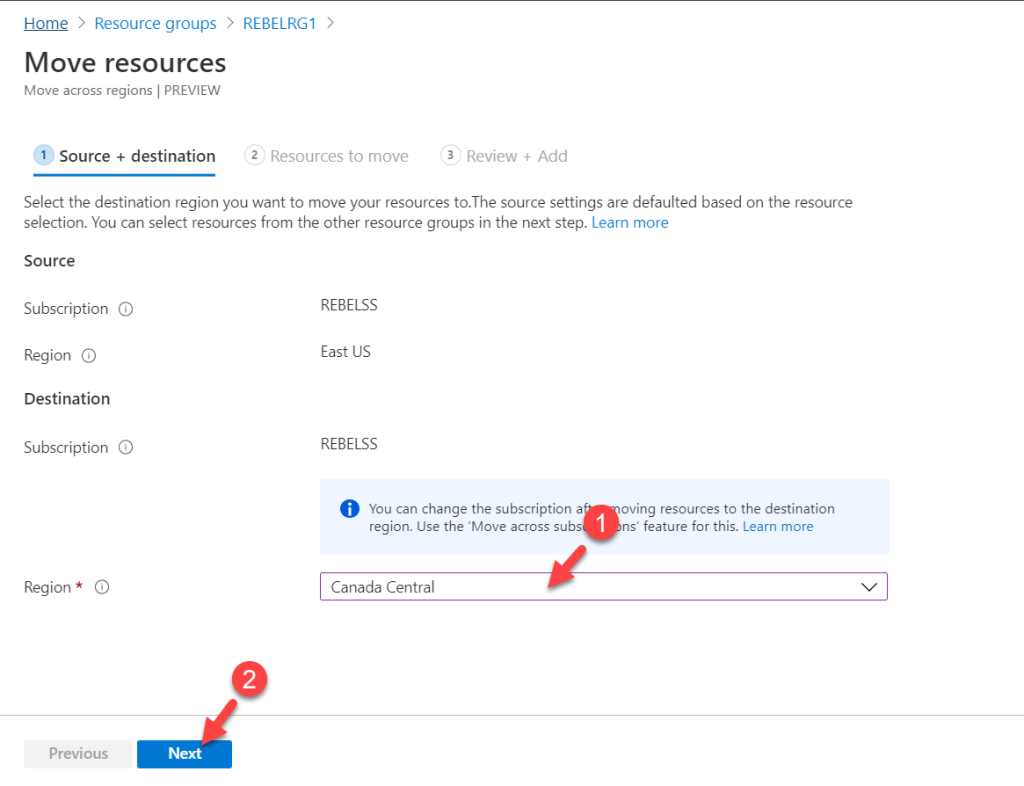 How To Move Azure Resources By Using Azure Resource Mover