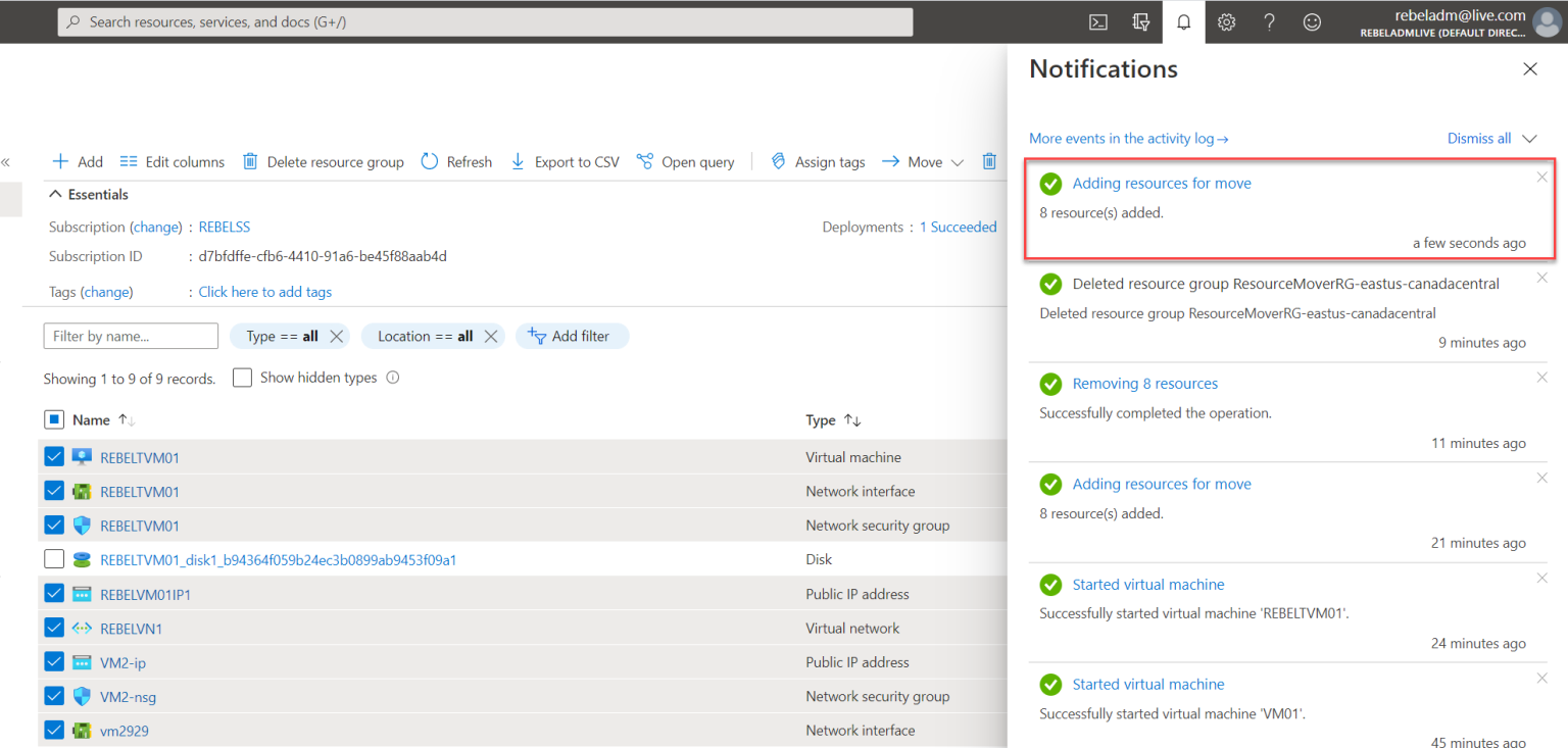 How To Move Azure Resources By Using Azure Resource Mover 7535