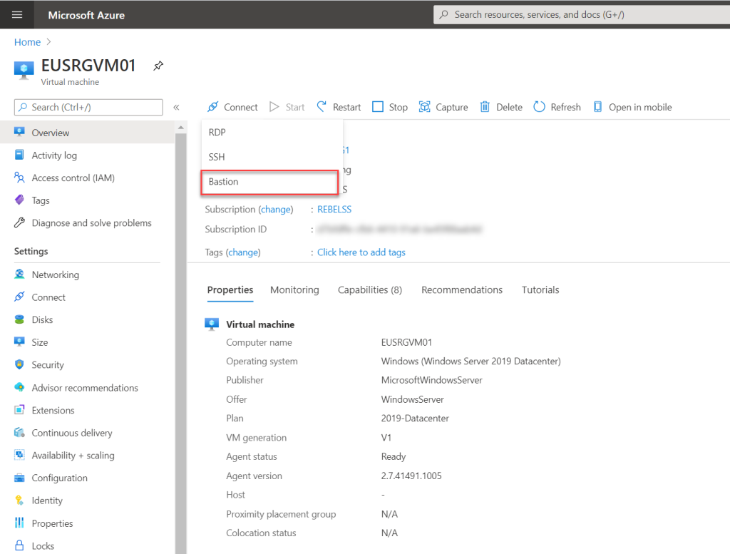 Step-by-Step Guide: How to use Azure Bastion with Global VNet Peering?