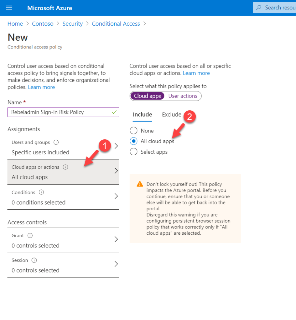 How To Configure Sign In Risk Based Azure Conditional Access Policies