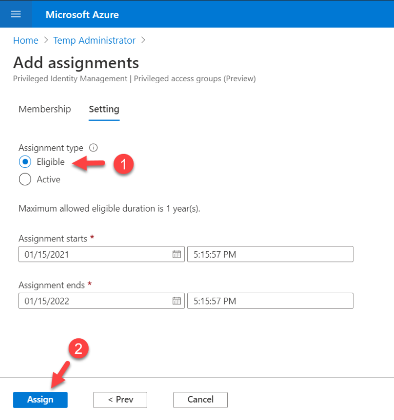 Manage Privileged access groups with Azure AD PIM