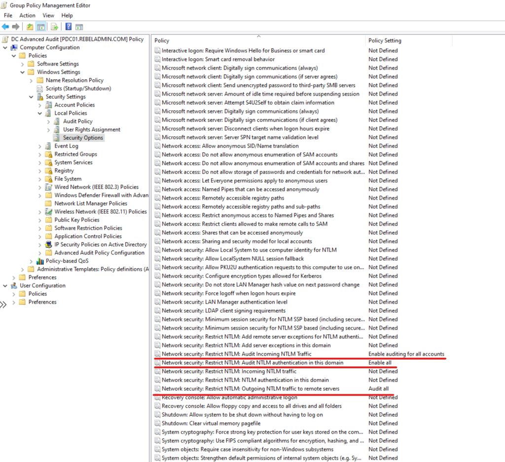 Microsoft Defender for Identity Part 03 - Collect Windows Events