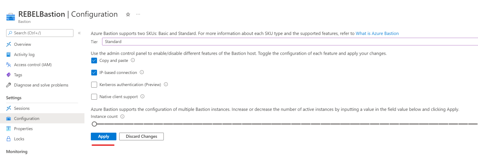 Azure Bastion IP-Based Connection - Step-by-Step Guide