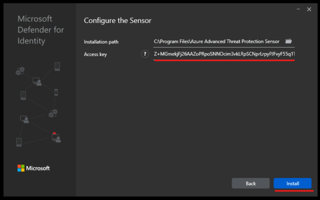 MDI Sensor installation - Microsoft Defender for Identity Part 05