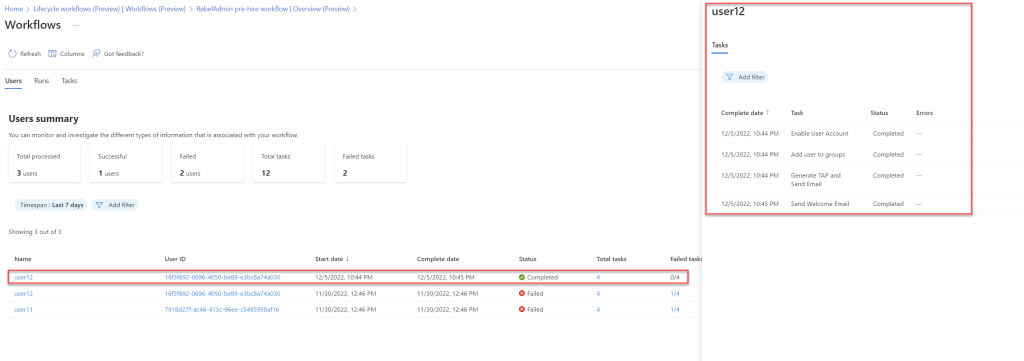 Synchronize value for employeeHireDate attribute