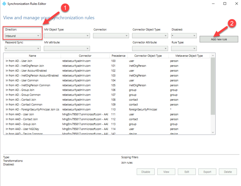 Synchronize value for employeeHireDate attribute