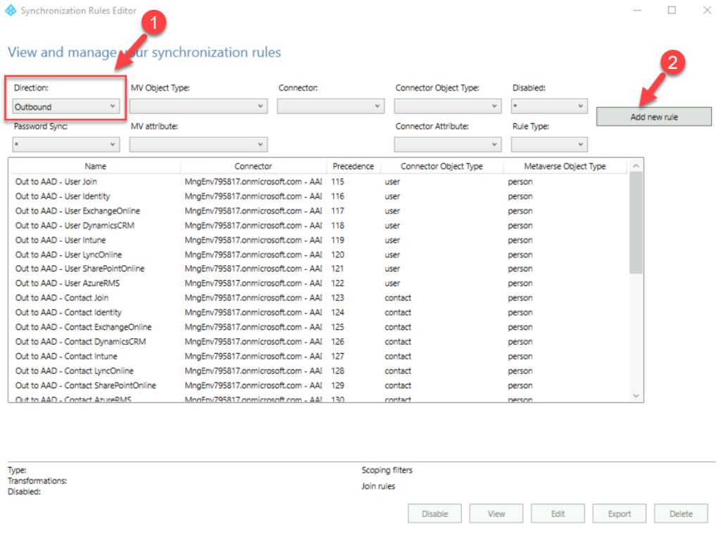Synchronize value for employeeHireDate attribute