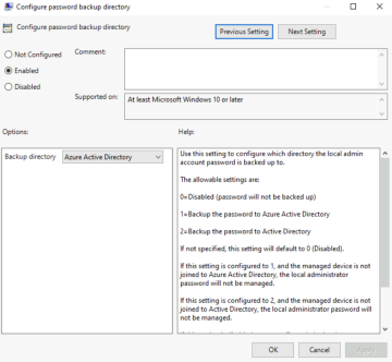 How to configure Windows LAPS with Entra ID ? - REBELADMIN
