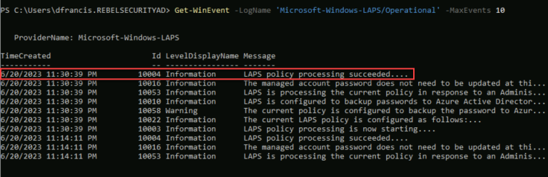 How to configure Windows LAPS with Entra ID ? - REBELADMIN