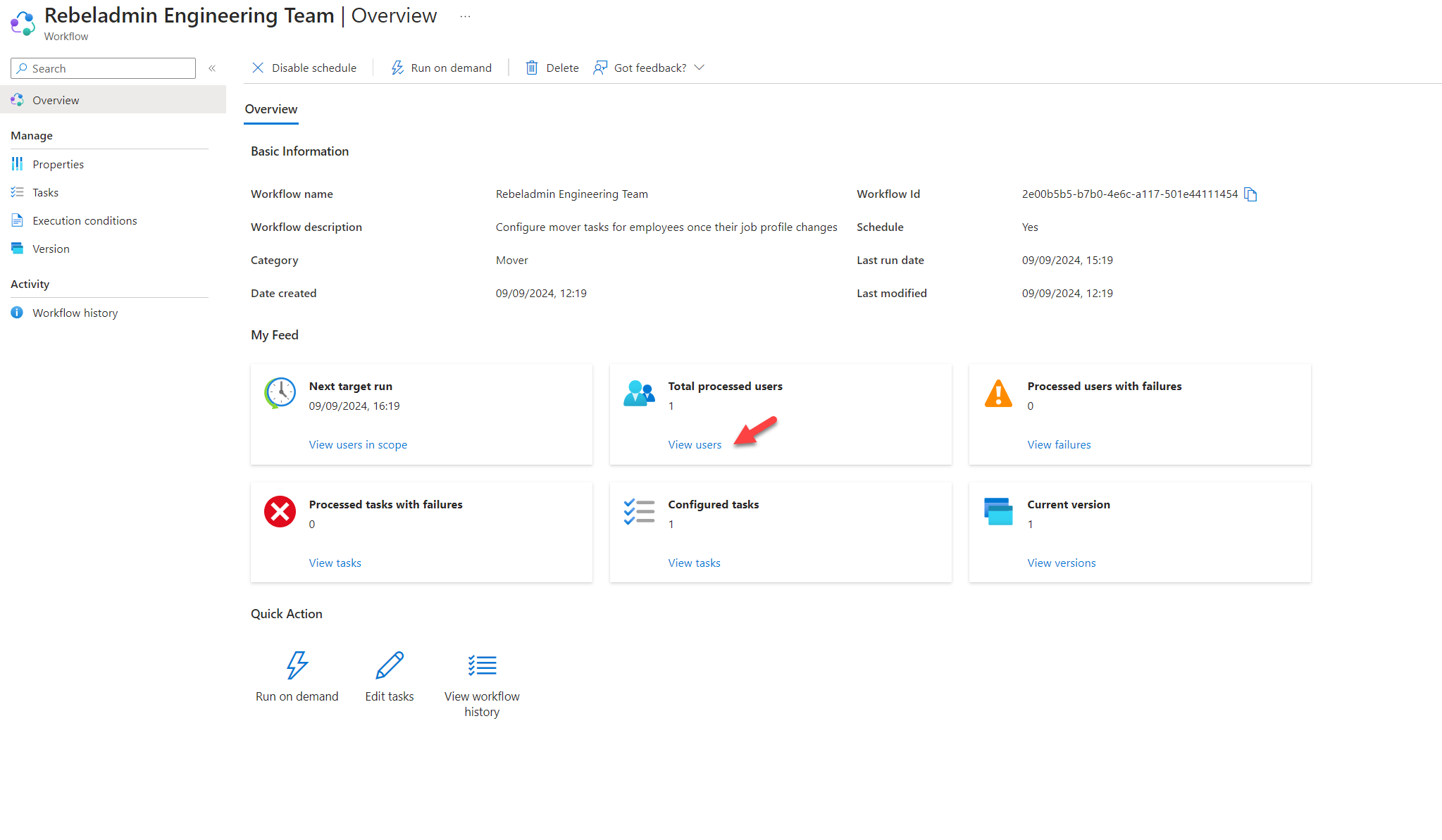 Latest : Configure Entra ID lifecycle workflow to trigger mover task