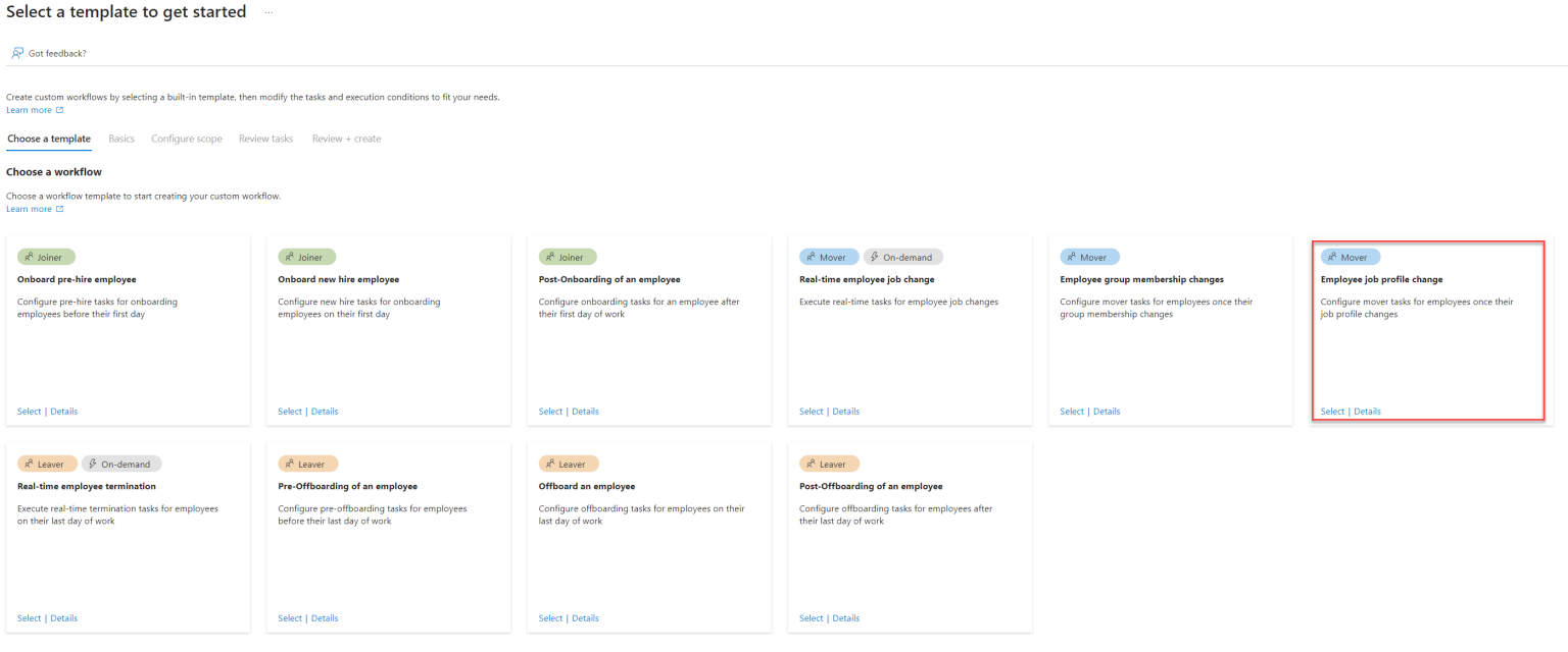 Latest : Configure Entra ID lifecycle workflow to trigger mover task Latest : Configure Entra ID lifecycle workflow to trigger mover task