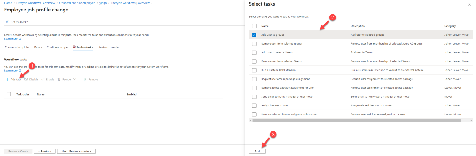 Latest : Configure Entra ID lifecycle workflow to trigger mover task Latest : Configure Entra ID lifecycle workflow to trigger mover task